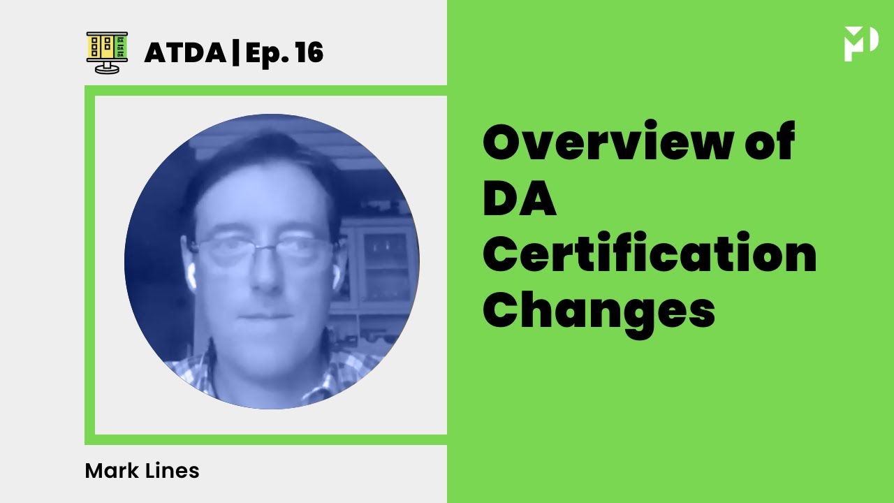 ATDA No.16: Overview of DA Certification Changes - YouTube