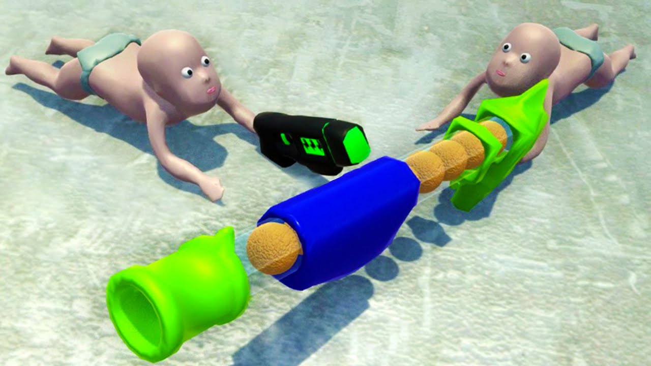 BABIES WITH WEAPONS! (Who's Your Daddy) - YouTube