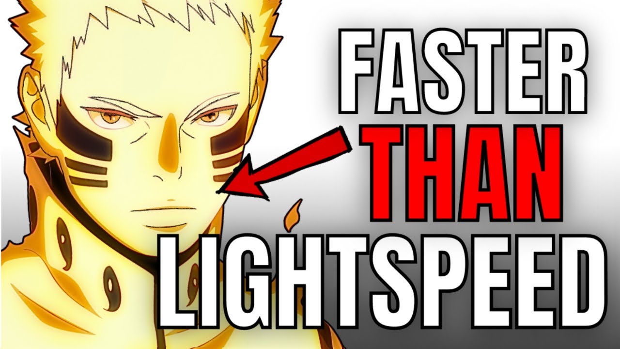 Naruto is FASTER Than Light Speed - YouTube