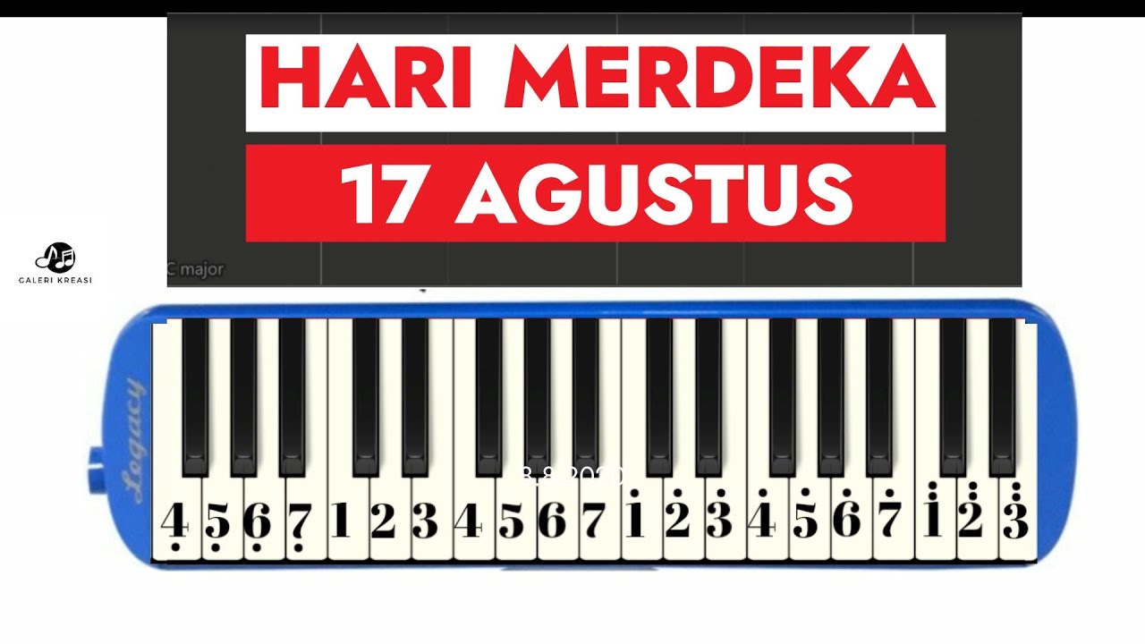 Hari Merdeka - Cipt. H Mutahar (Pianika Tutorial) - YouTube