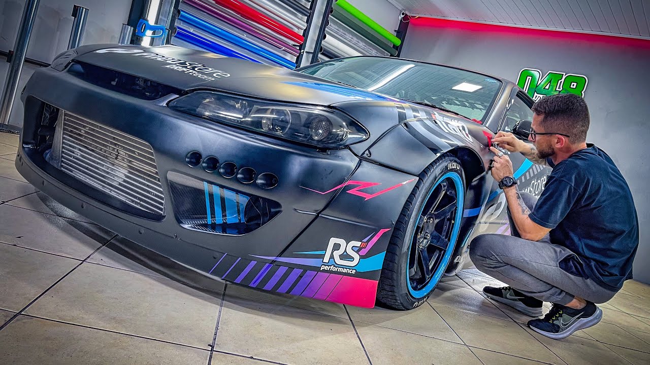 FINALIZAMOS A PLOTAGEM DO SILVIA S15 - YouTube