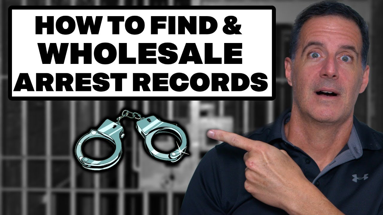 How to Find & Wholesale the Arrest Record List (2024) - YouTube