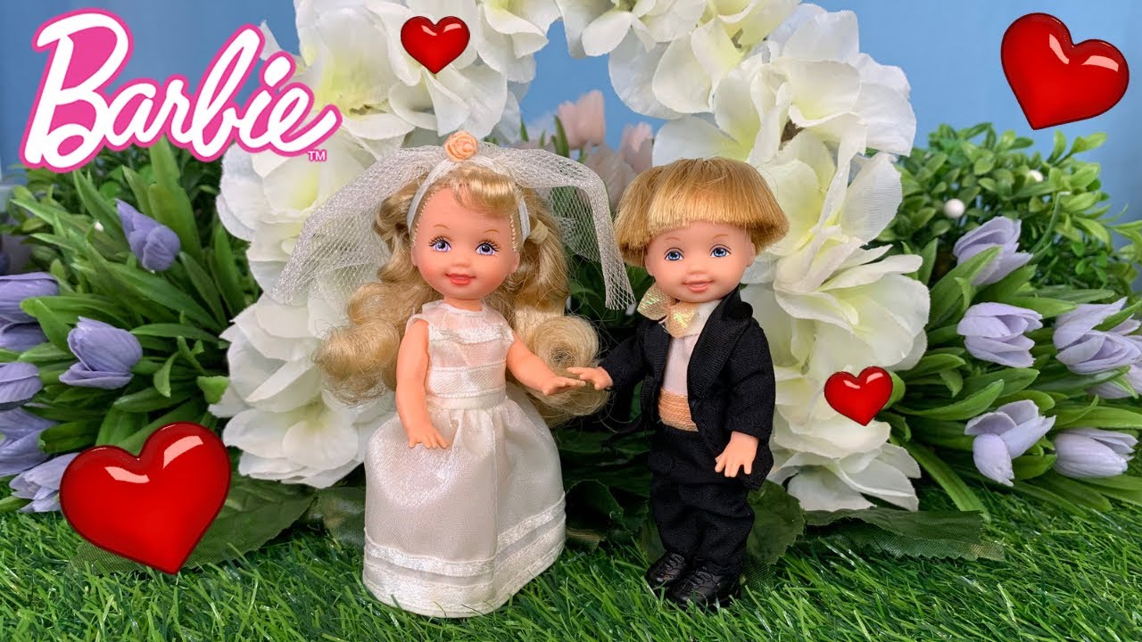 Barbie Wedding - Tommy Gets Married Story! - YouTube