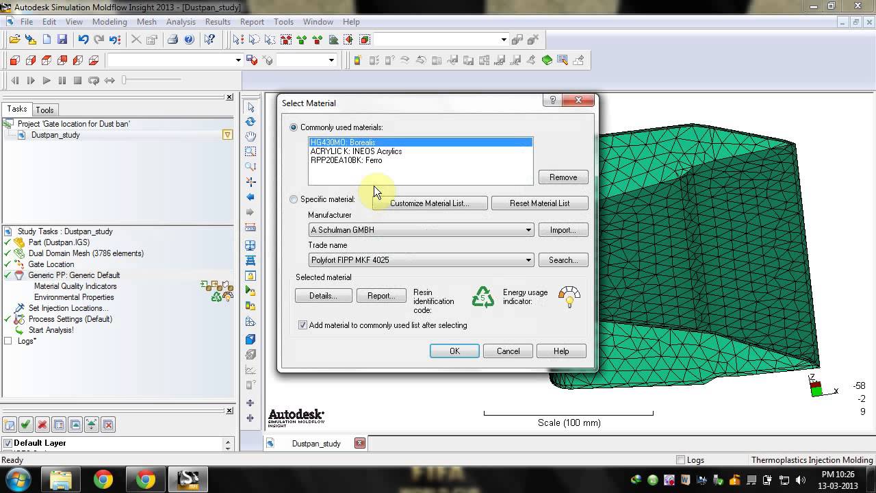 Moldflow - Gate location - YouTube