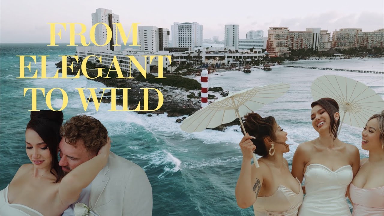 Hyatt Ziva Cancun Wedding | Isabelle & Joey’s Elegant Ceremony & Wild ...