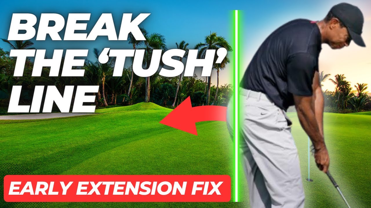 Fix Early Extension in the Golf Downswing - YouTube