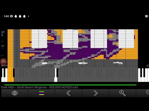 Dark MIDI - Stroll Xiaomi Ringtone - 955,000 NOTES!