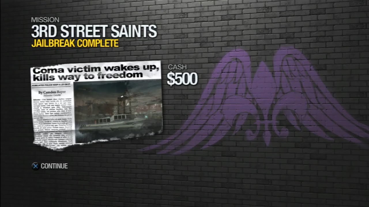 saints row 2 ps3 gameplay 3rd street saints prologue mission 1 - YouTube