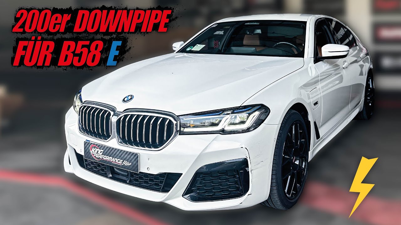 Was bringt eine TUNING DOWNPIPE (200 Zellen mit OPF DELETE) passend für BMW G30 545e Hybrid ...