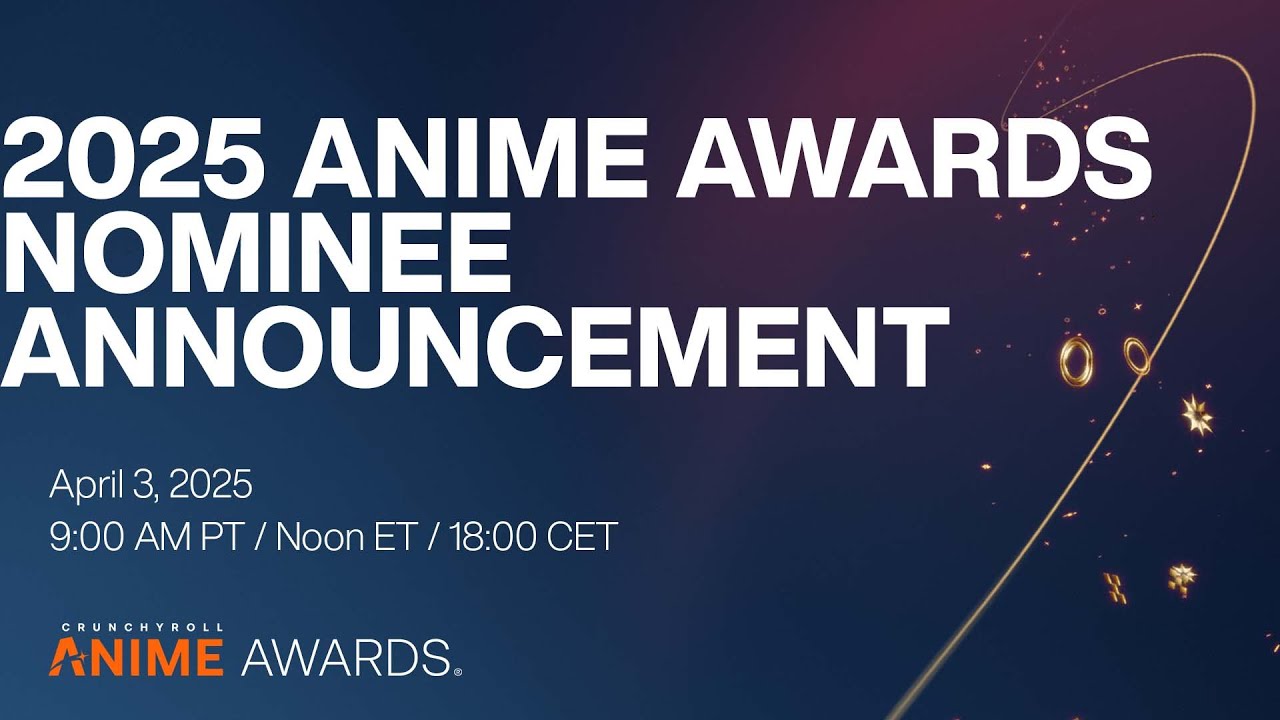 2025 Crunchyroll Anime Awards Nominee Announcement - YouTube