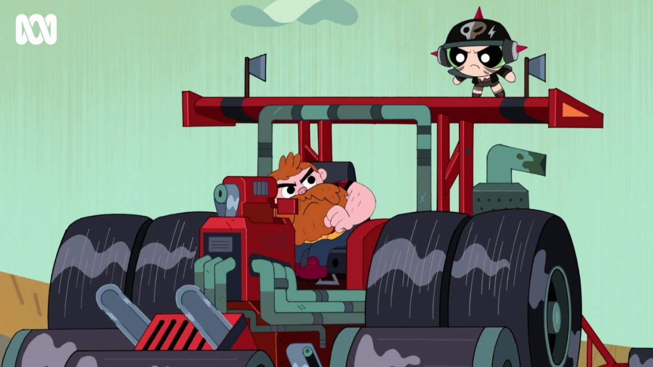 Buttercup fights Man Boy! | The Powerpuff Girls | ABC Big Kids - YouTube