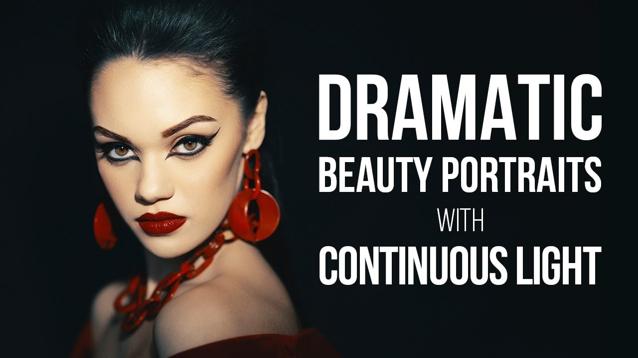 Dramatic Makeup Model