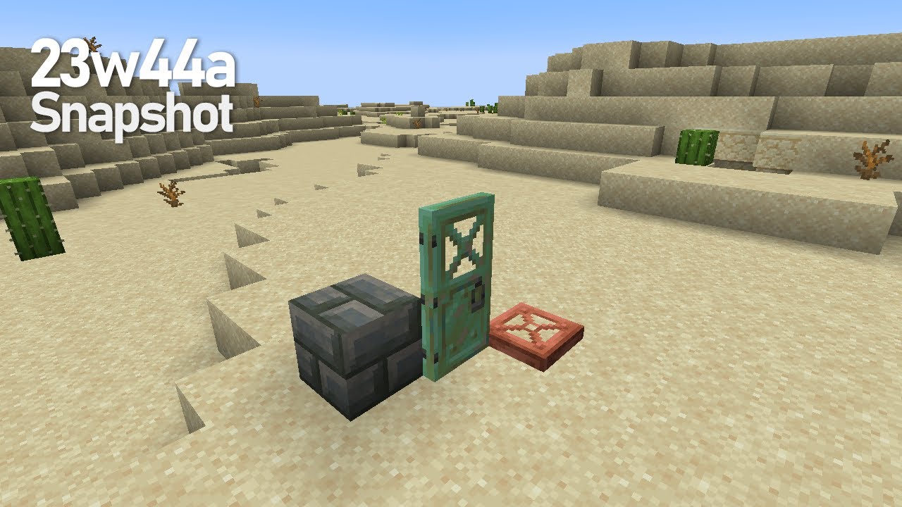 Ajustes de texturas e comandos! - Minecraft Snapshot 23w44a - YouTube