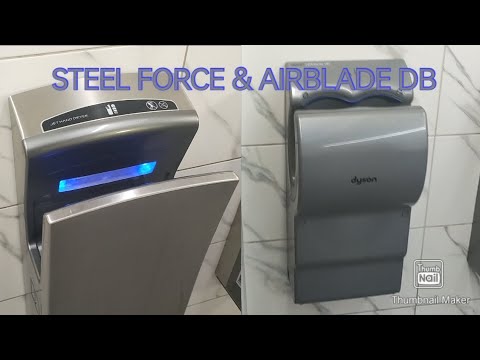 Dryflow Steel Force & Dyson Airblade DB | Ealing Broadway Shopping ...