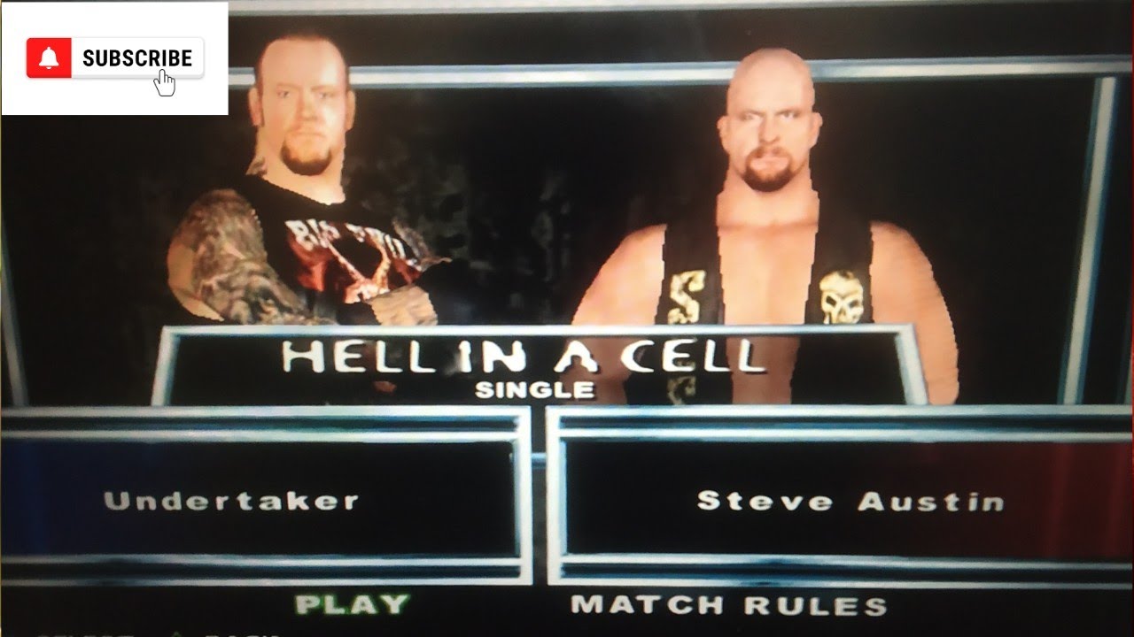 WWE HERE COME THE PAIN GAME PLAY STONE COLD STEVE AUSTIN VS UNDERTAKER ...
