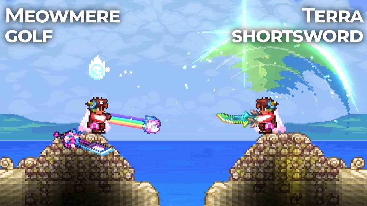 Messing with Terraria's use animations is interesting. - YouTube