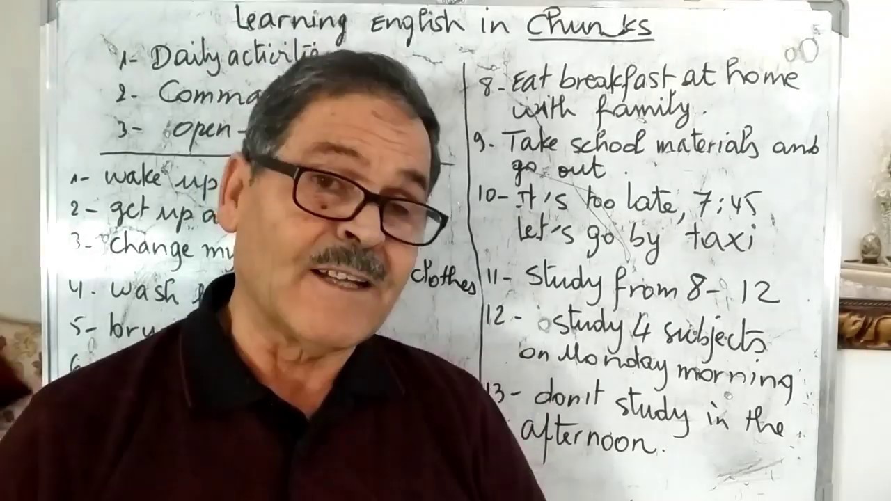 LEARN ENGLISH IN CHUNKS - YouTube