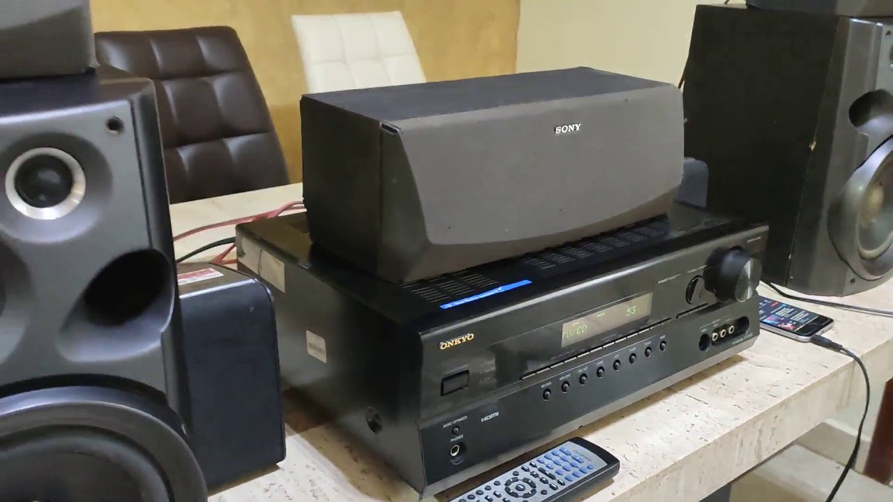 Onkyo modelo HT-R580 7.1 - YouTube