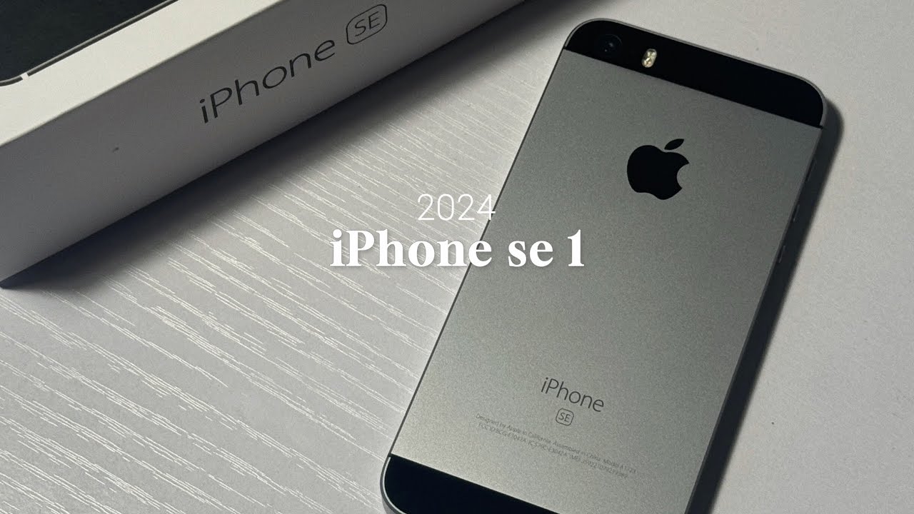 2024 iPhone SE1 스페이스그레이 Unboxing 💸 아이폰 SE 1세대 언박싱 . 메인폰 사용후기 . 아이폰15프로 ...