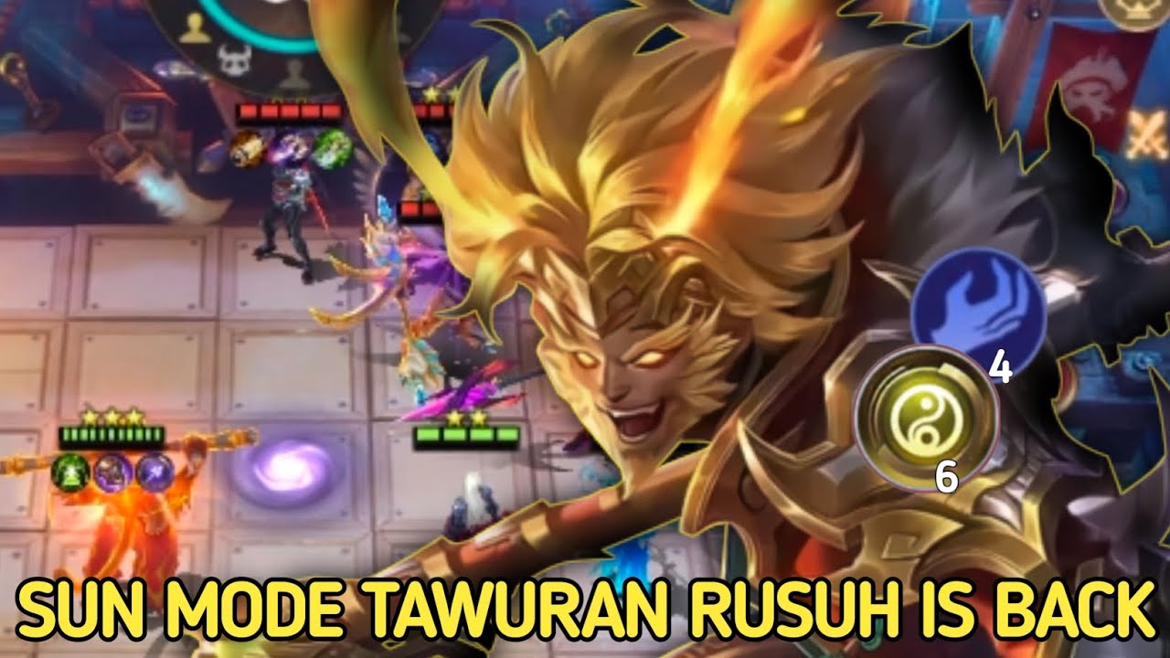 SUN MODE RUSUH DULU GAK SIH #combomagicchessterkuatupdateterbaru# ...