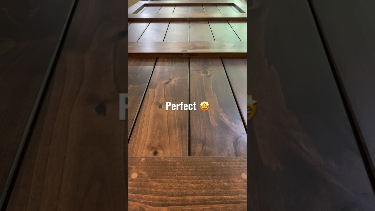 Stained Alder is Gorgeous - The Perfect Board and Batten Door - YouTube