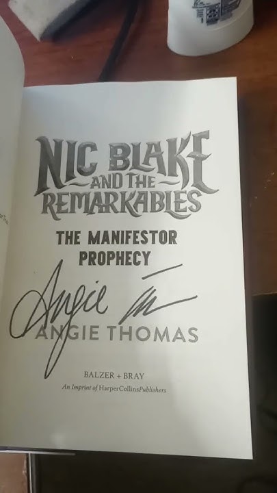 Nic Blake And The Remarkables The Manifesto Prophecy #AngieThomas - YouTube