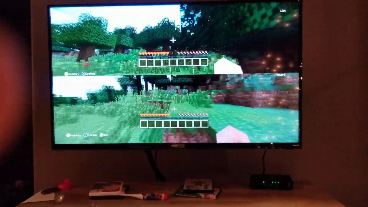 Playing 2 player in Minecraft! - YouTube