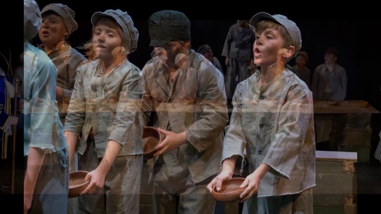 Lucas as Oliver in Stage 84's production of "Oliver!" at Bingley Arts ...