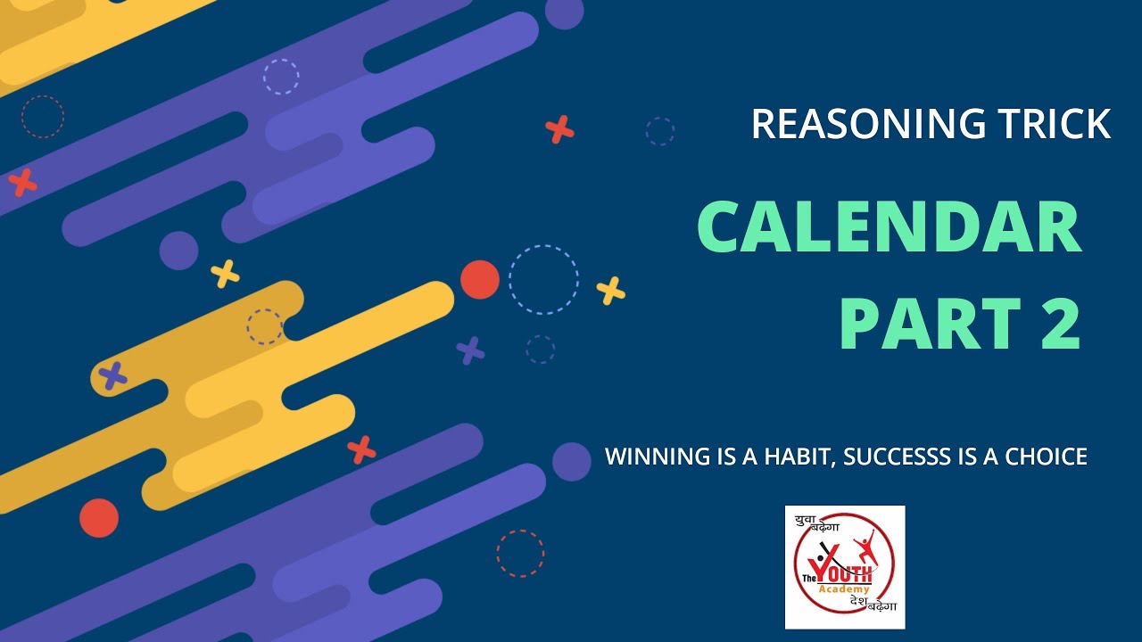 CALENDAR PART-2 I REASONING TOPIC CALENDAR I TRICKY REASONING BY THE ...