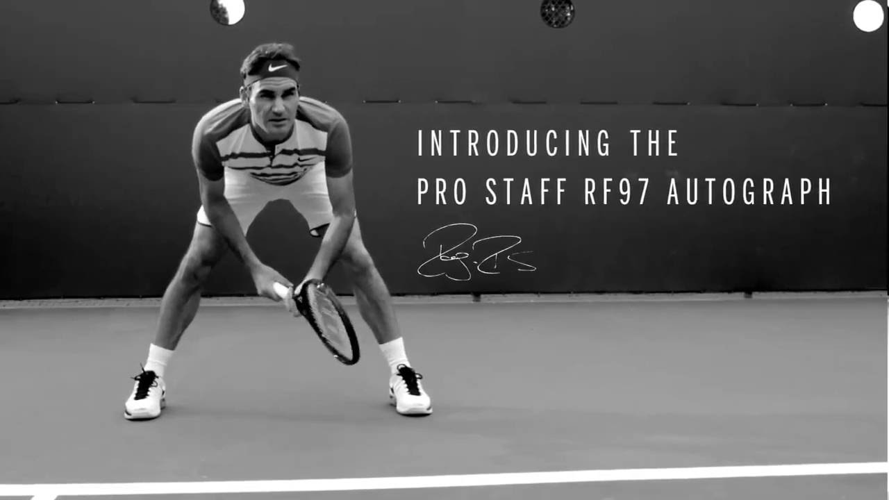 Wilson Pro Staff RF97 Autograph 2016 - Roger Federer - YouTube