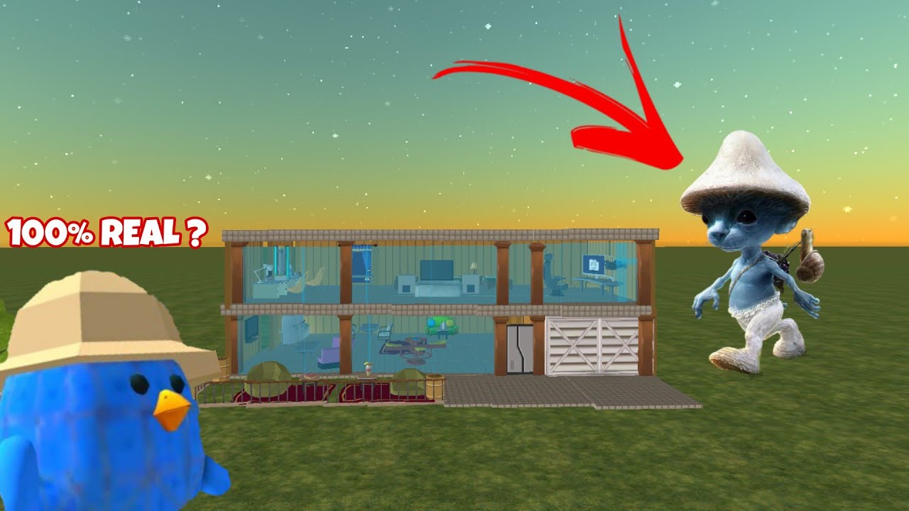 Smurf chicken in chicken gun 😱 || chicken gun game - YouTube