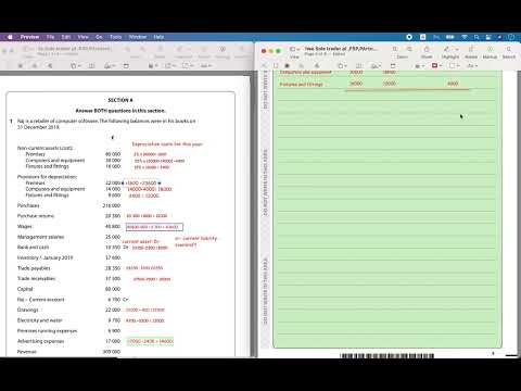 IAL EDEXCEL ACCOUNTING PAST PAPER Jan 2020 Ques 1.b(ii)- statement of ...