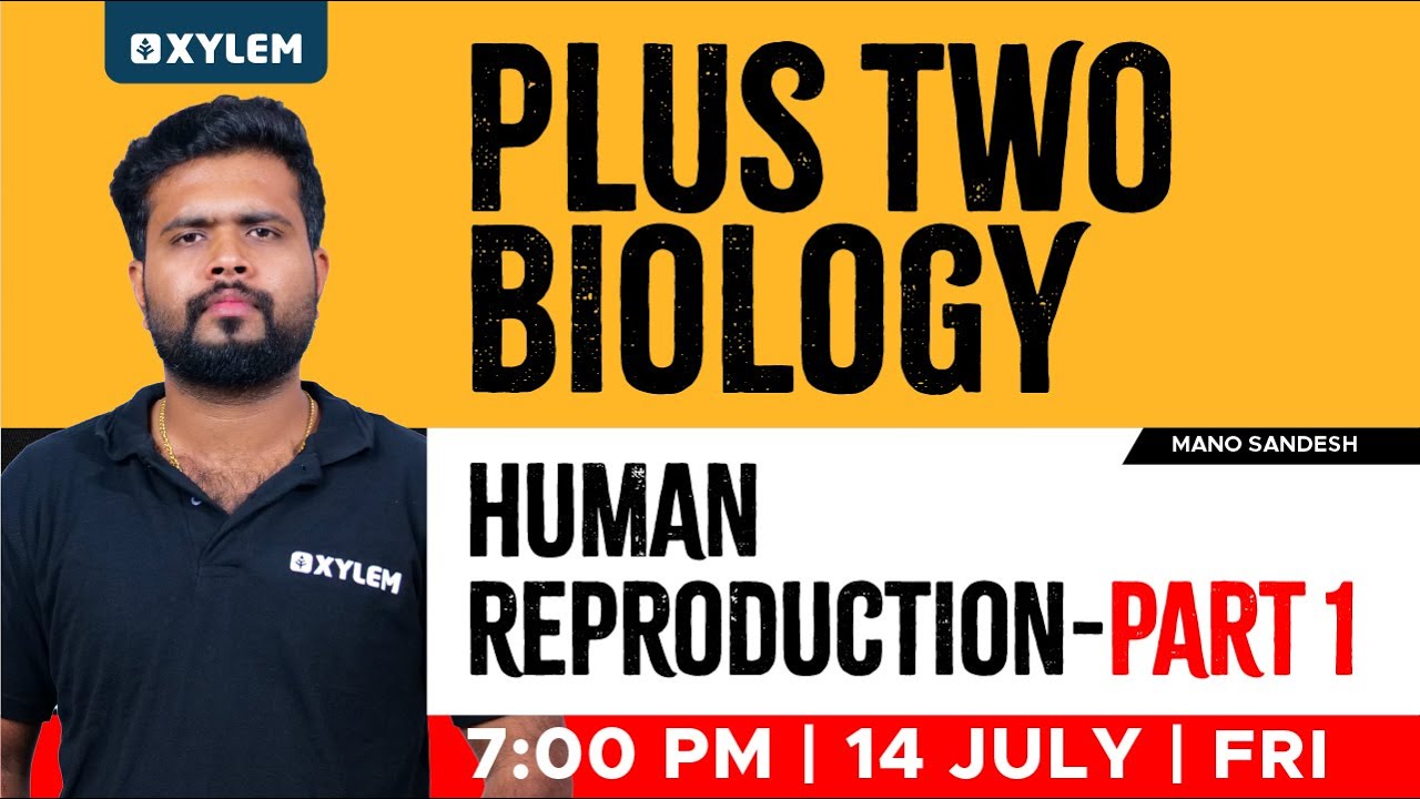 Plus Two Biology - Human Reproduction - Part 1 | Xylem Plus Two - YouTube