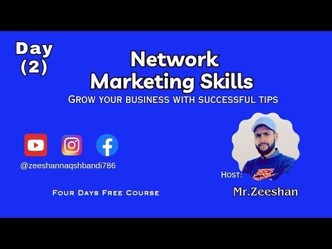 Network Marketing Skills Day (2) || Network Marketing Course 2023 || by ...