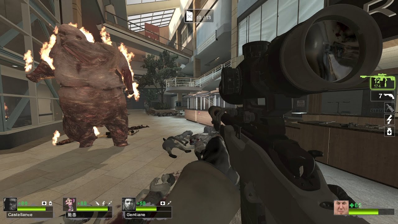 Left 4 Dead 2 Expert Gameplay SA-B 50 MW2022 Weapon Anim Mod - YouTube