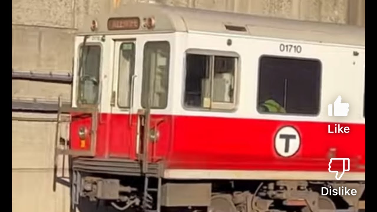 MBTA Red Line Front View POV - YouTube