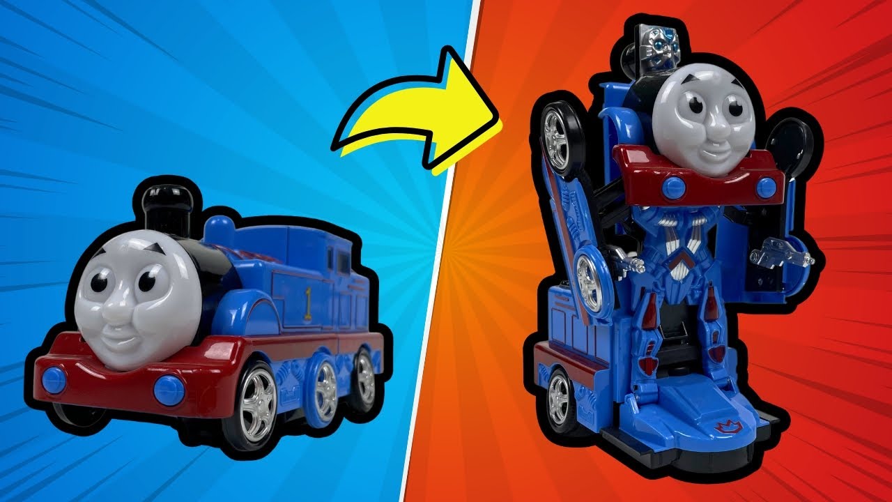 Unboxing Robot Lokomotif Kereta | TRAIN GoGo TRANSFORM ROBOT - YouTube