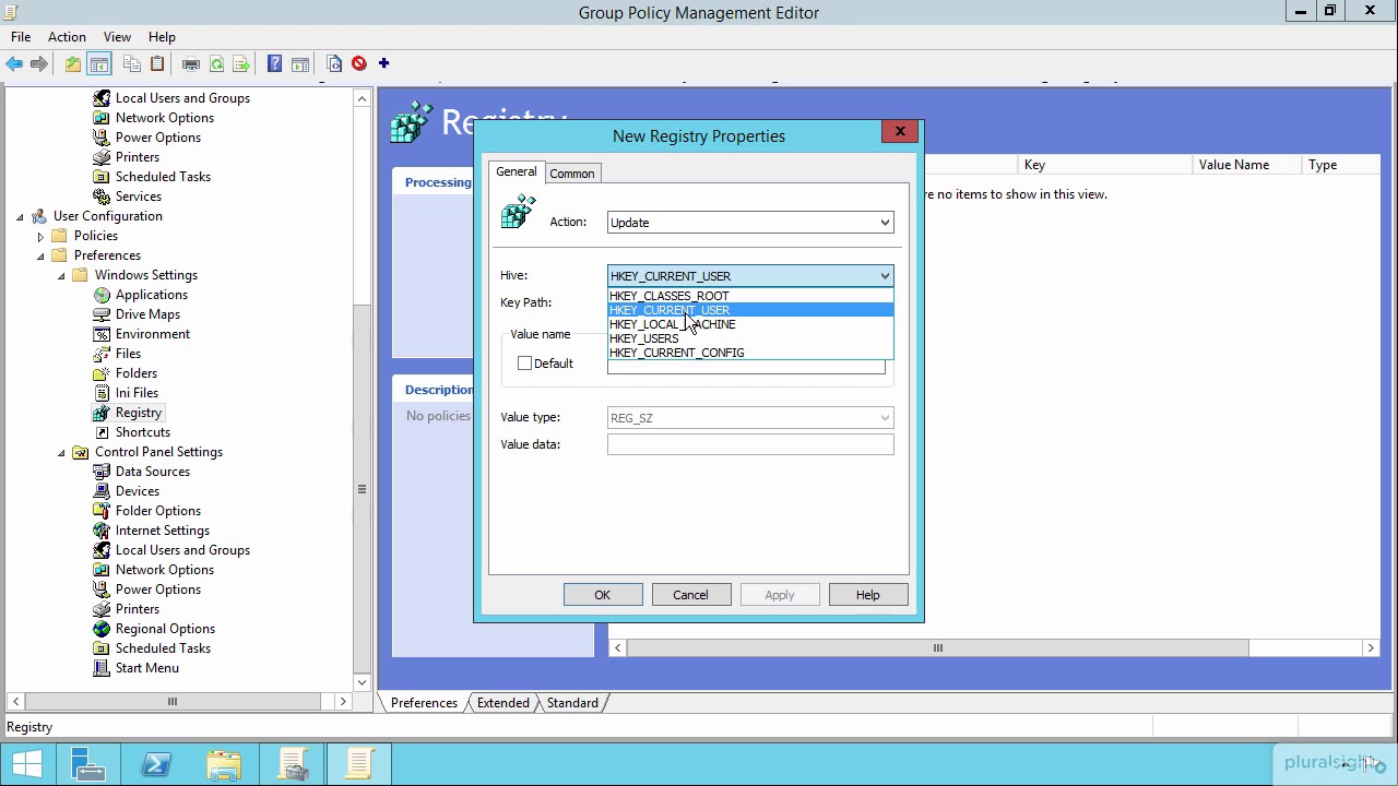 GPP Settings Custom Registry Settings - YouTube