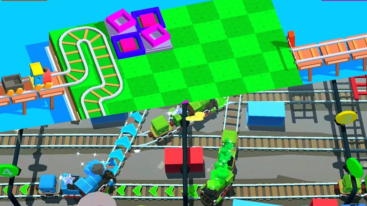 Train Conductor World & Color Tiles Express Combination - Train Puzzle ...