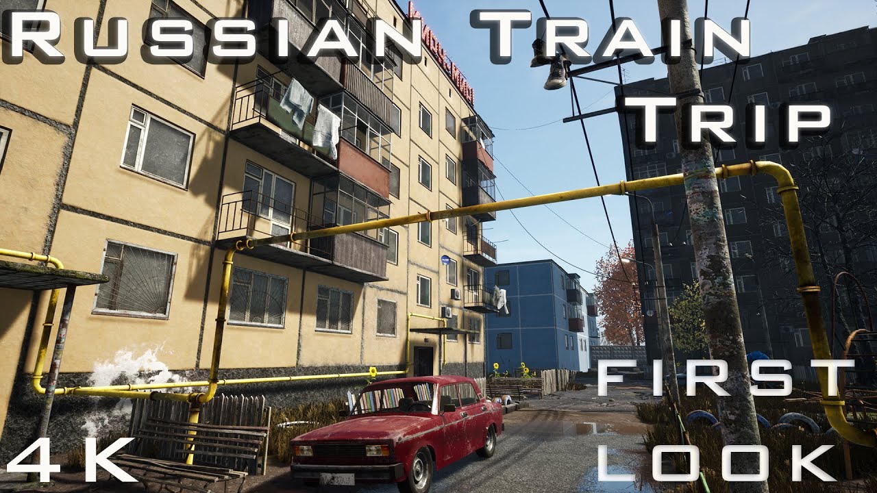 Russian Train Trip Gameplay 4K No Commentary - YouTube