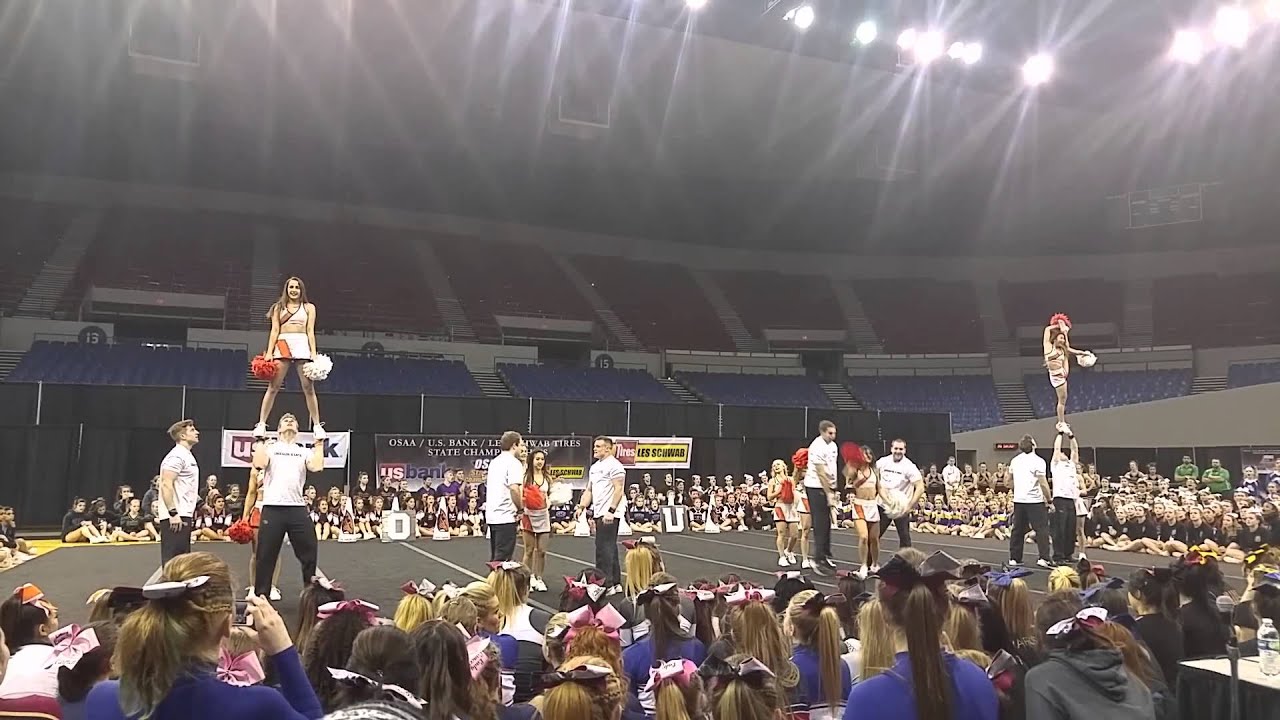 OSU Cheer performance At state 2016 - YouTube