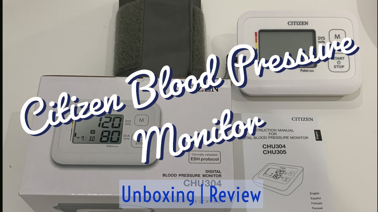 Unboxing | Review of Citizen Digital Blood Pressure Monitor CHU304 ...