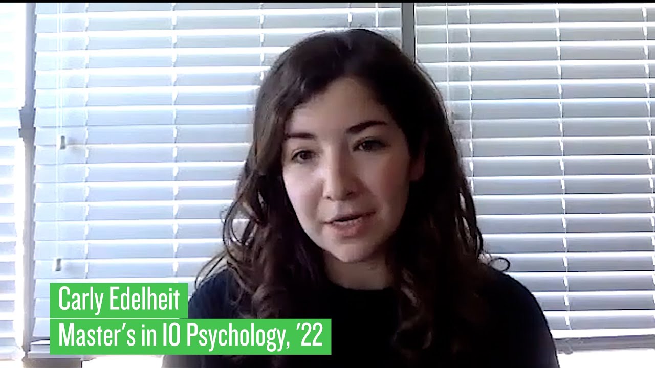 Carly Edelheit | Why Roosevelt & why IO Psychology? - YouTube