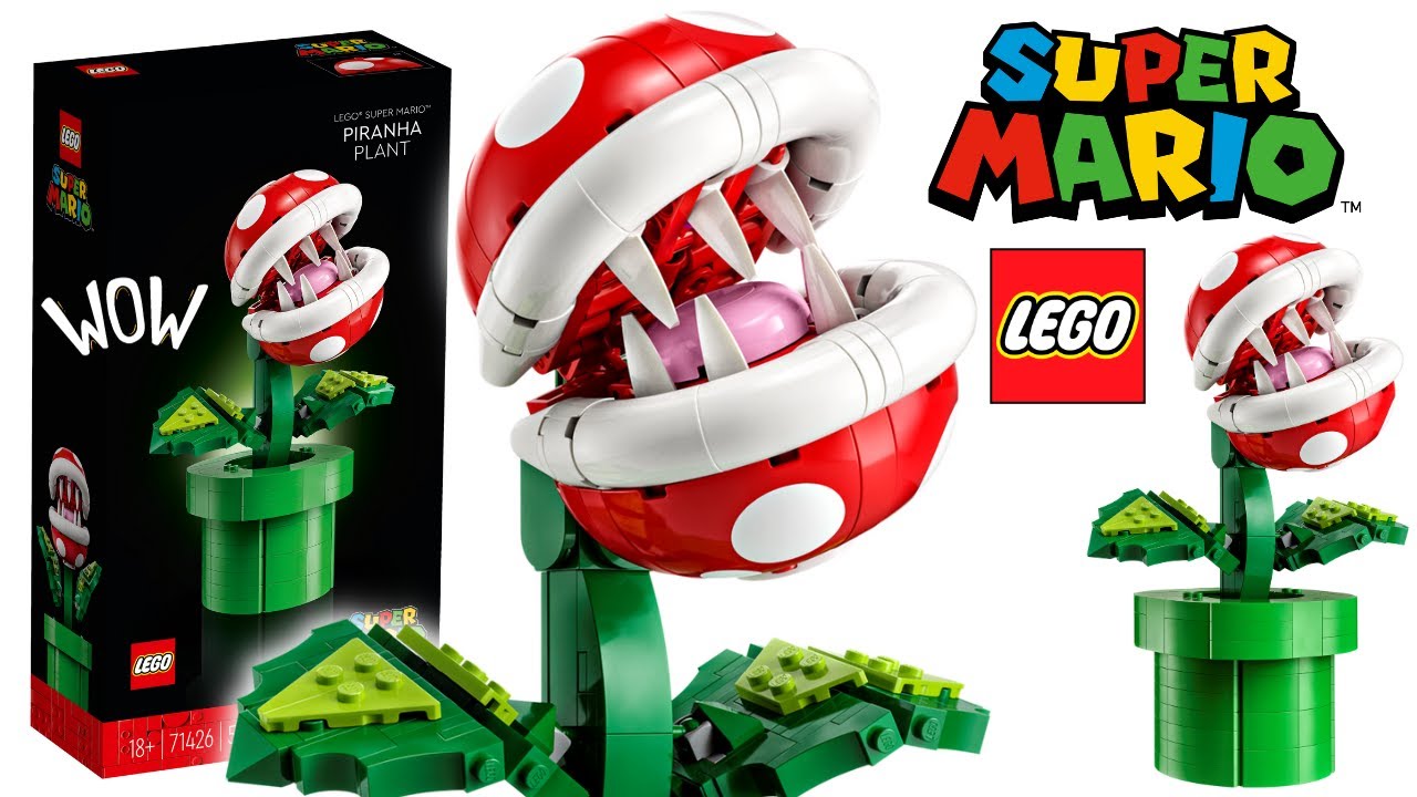 🍄 Unboxing LEGO Planta Piraña 🍄 | Set 71426 Super Mario - YouTube