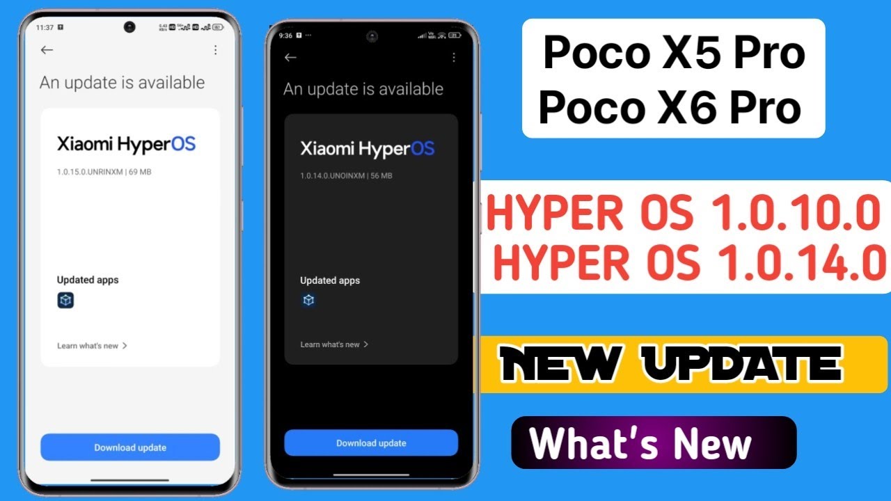 POCO X5 PRO & POCO X6 PRO NEW SOFTWARE UPDATE IN INDIA | WHAT'S NEW ...