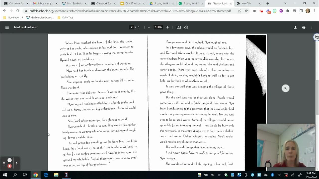 Chapter 18 - A Long Walk to Water - YouTube