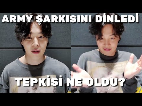 Jimin canlı yayında Army'nin BTS'e yazdığı şarkıyı dinledi. Ne tepki verdi?