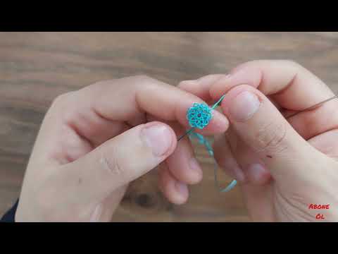 İĞNE OYASI ÖRÜMCEK AĞI MODELİN DETAYLI YAPIMI