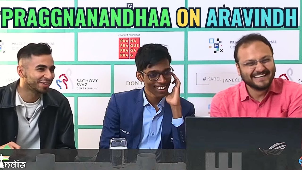 Praggnanandhaa on Aravindh Chithambaram | Shows his win over Van Nguyen | Prague Masters 2025 ...