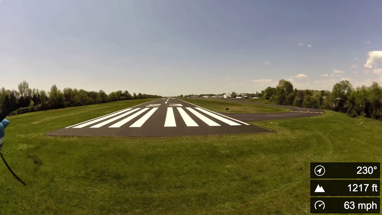 Cessna 182 Landing KMOR Moore-Mourrell Airport in Morristown TN - YouTube